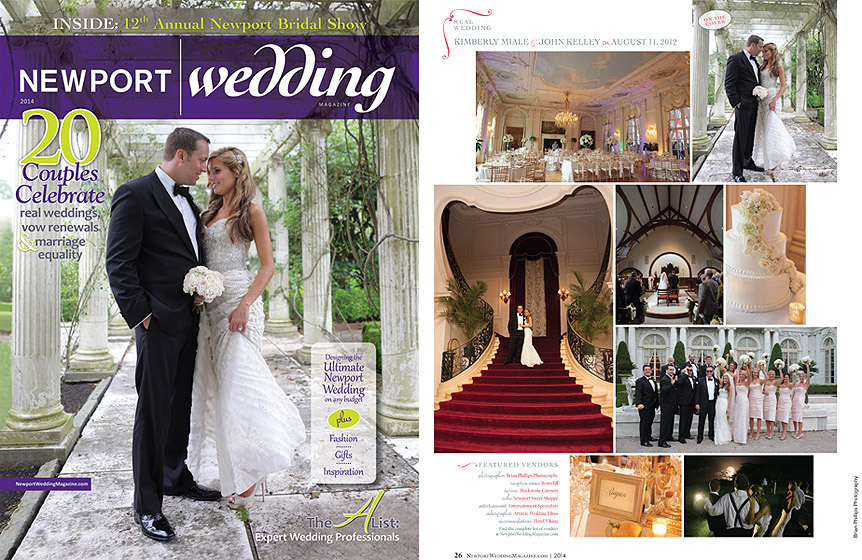 Newport Wedding Magazine | Cover Photo 2014 » Boston Photographers I ...